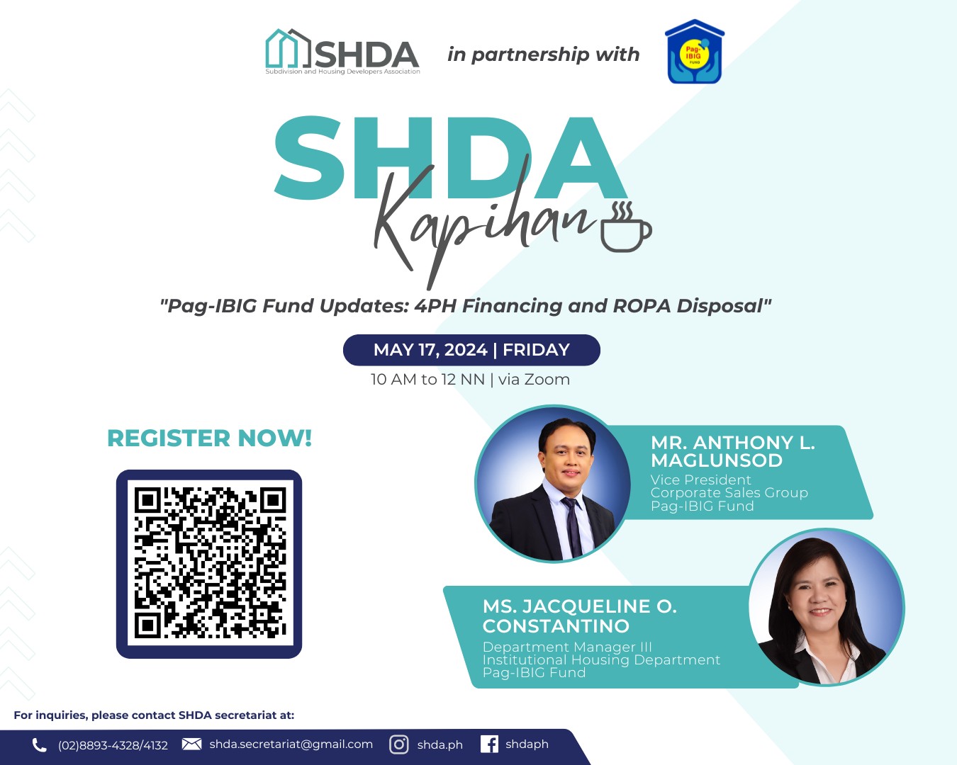 SHDA Kapihan – Business Forum – SHDA | Official Website